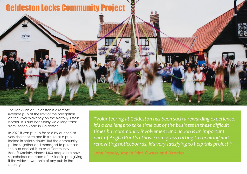 Geldeston Locks Community Project — Anglia Print LtdPrinting with the ...
